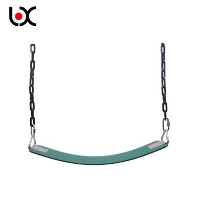 China Comfortable safe Garden outdoor children green EVA swing seat for sale