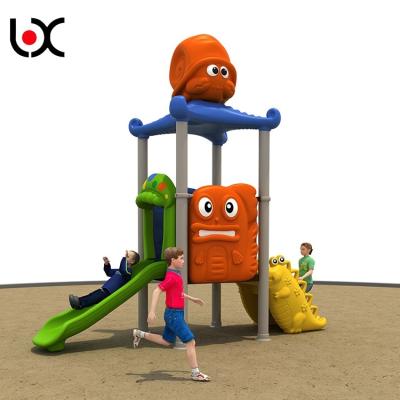 China Multifunction Plastic Slide Children's Small Outdoor Playground for sale