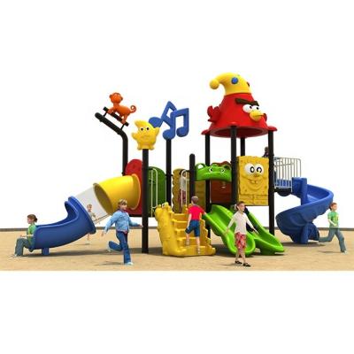 China Anti-static colorful plastic outdoor playground slide in the park for sale