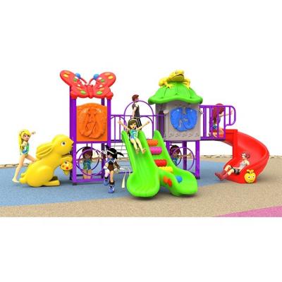 China Children Outdoor Slide Playground Preschool Children Amusement Plastic Slide Equipment for sale