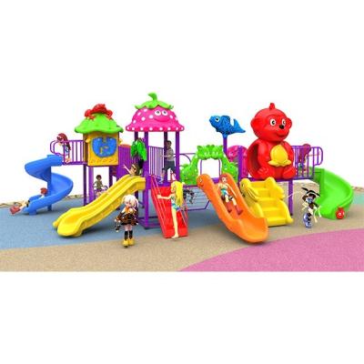 China Most Popular Amusement Park Children Plastic Slide Outdoor Playground Equipment for sale