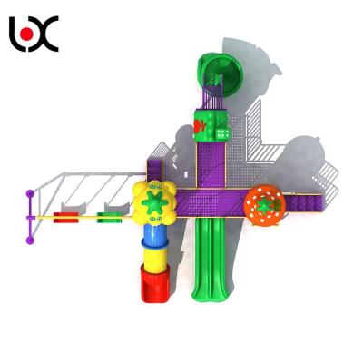 China Factory Supply small combination Kids outdoor playground Slide material equipment for swing for sale