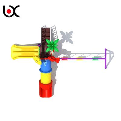China Anti-UV High Quality School Child Slide Outdoor Playground with Swing for sale