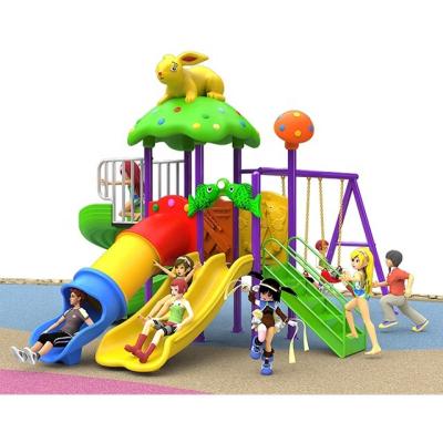 China Anti-static Safety high quality kindergarten small plastic children playground outdoor slide for sale