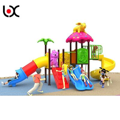 China Colorful kindergarten LLDPE plastic playground kids outdoor playground for sale