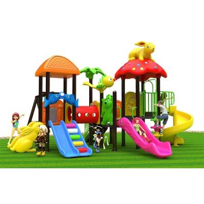 China Animal series colorful children outdoor playground equipment with pipe slide for sale