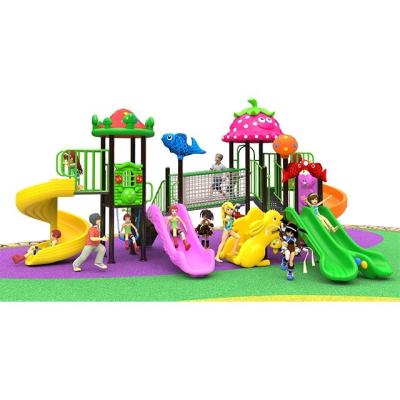 China Custom  Kids Outdoor Playground Plastic children Slides Equipment Outdoor Playground for sale