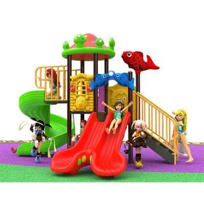 China Kindergarten Playground Equipment Children Outdoor Playground Combined Slides For Sale for sale