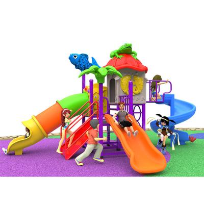 China New Cheap Kid Games Outdoor Children Playground Slide Equipment for sale