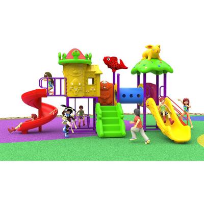 China Commercial Preschool Outdoor Playset Equipment With Slide for sale