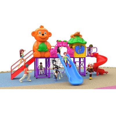 China Kindergarten Slides Equipment Preschool Outdoor Playset 520*300*256cm for sale