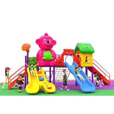 China Plastic Slide Preschool Outdoor Playset Equipment For Children for sale