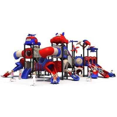 China Cheap eco friendly kids plastic slides outdoor children playground for sale