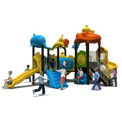 China Outdoor slides playground plastic equipment park playground amusement kindergarten playground for sale