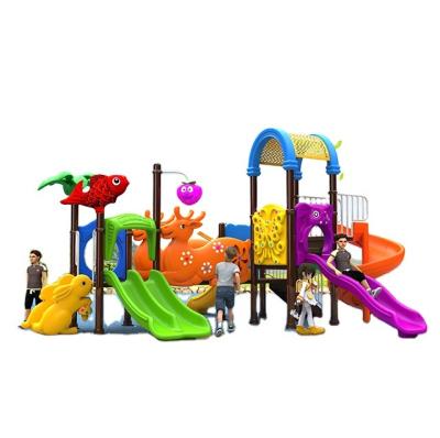 China Plastic slide kids toy equipment outdoor children play park playground for sale