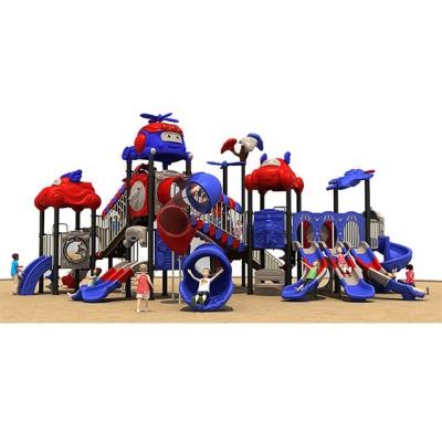 China Kids Plastic LLDPE Outdoor Preschool Playground Equipment Slide for sale