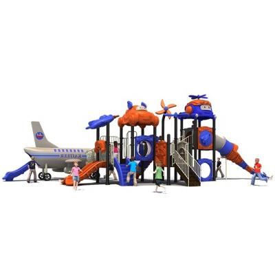 China Aircraft Types Preschool Playground Equipment Modern Outdoor Slide for sale