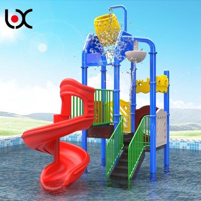 China Anti-static kids water small size outdoor playground high standard water park slides for sale