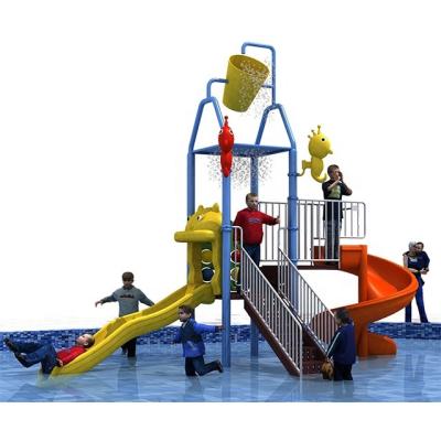 China Cheap water park equipment outdoor swimming pool water slide playground for sale for sale