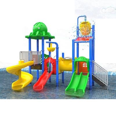 China Water kids slide children water park equipments outdoor playground swimming pool plastic slide for sale