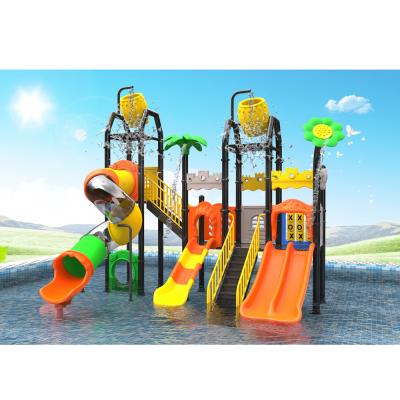 China New water games kids water park water playground, LLDPE, galvanized pipe water park slides for sale for sale