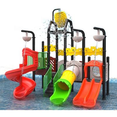 China Plastic Slide Water Park Playground Equipment Outdoor Use for sale