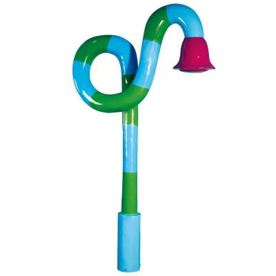 China Curved Vine Flowers Style Water Park Splash Pads Outdoor Use for sale