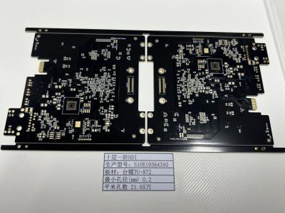 China Special Lamp Socket High Density Interconnector PCB Board 10 Layers Tuc TU-872 1+N+1 Goldfinger 30U