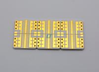 China 22mm*19mm Black Ceramic PCB Board With Thermal Conductivity Al2O3/ALN for sale