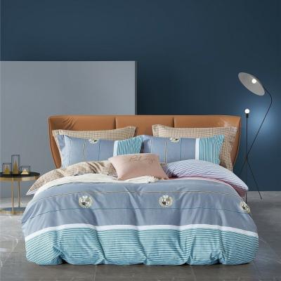 China 100% cotton bedding printed bed sheet cheap duvet cover sets customized bedlinen bedding set quilt comforter set for sale