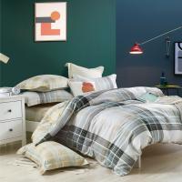 China 100% Cotton Bedding Set 200TC Stripe Duvet Cover Set Double Size Custom for sale