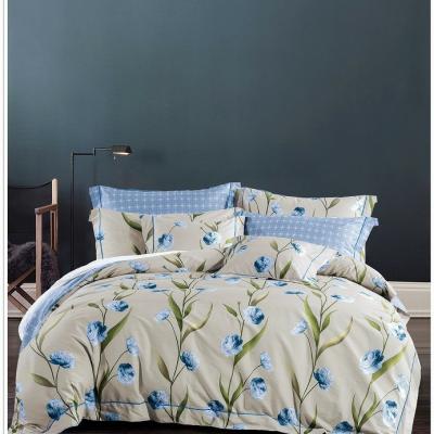 China 100% Cotton Floral Duvet Cover Multi Color Printing Oeko-Tex Certified Custom Size for sale
