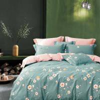China 100% Cotton Printed Reversible Duvet Cover Set Floral Medallion Queen Size for sale