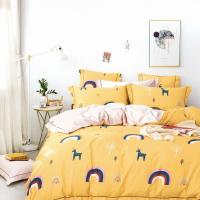 China 200TC 100% Cotton Printed Duvet Cover Set Cute Animal Reversible Bedding Queen King for sale