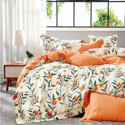 China Custom Duvet Cover 3pcs 300 TC 100% Cotton Organic Comfortor Sets for sale