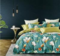 China 300 TC Bed Sheet Set Comfortor 100% Cotton Bed Sheets Colourful Morden for sale