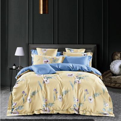 China 300 TC Cotton Bedding Set Duvet Covers Bedsheets Luxury Floral Custom for sale