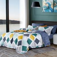 China 230TC 100% Tencel Duvet Cover Set Stripe Luxury Bedding Sets  for sale
