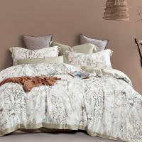 China 100% Organic Tencel 60S Flat Sheet Luxury Bedding Reactive Print Floral Design for sale