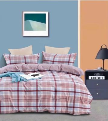 China 100% Cotton Fabric Yarn Dyed 150 TC Bedding Set for sale