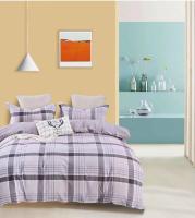 China 100% Organic Cotton Yarn Dyed Bedding Set Comforter Set Bed Sheet Custom Size for sale