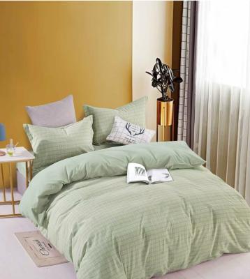 China 100% Cotton Bed Sheet Set 180 Thread Count 4 Piece Bedding for sale