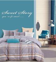 China 100% Cotton Bed Sheet Set 180 Thread Count 4 Piece Bedding for sale