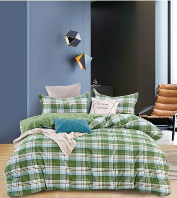 China Washed Cotton Yarn Dyed Bed Linen Home Textile Fabric Fitting Sheet for sale