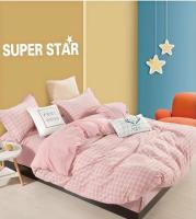 China 100% Cotton Yarn Dyed Duvet Cover Set 150 TC Reversible Bedding Single to Super King for sale
