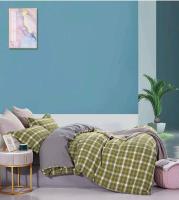 China 100% Cotton Yarn Dyed Duvet Cover Set 150 TC Premium Bed Linen Fitted Sheet Reversible for sale
