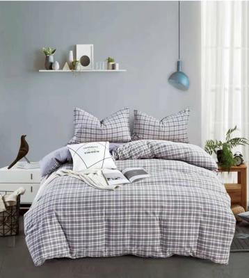 China Multi Color 100% Cotton Fabric For Bedding Yarn Dyed 150 TC Home Bedding Set for sale