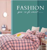 China Sweet Colorful Bedding Fabrics Home Sheets 100% Cotton Yarn Dyed 150 TC for sale