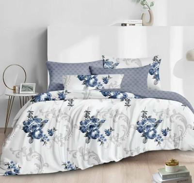 China Custom 100% Polyester Microfiber Bed Sheet Set 70-130gsm Queen Size for sale