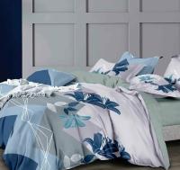 China Microfiber Dark Color Printed Geometric Duvet Cover Set 4 Pieces 100% Polyester for sale
